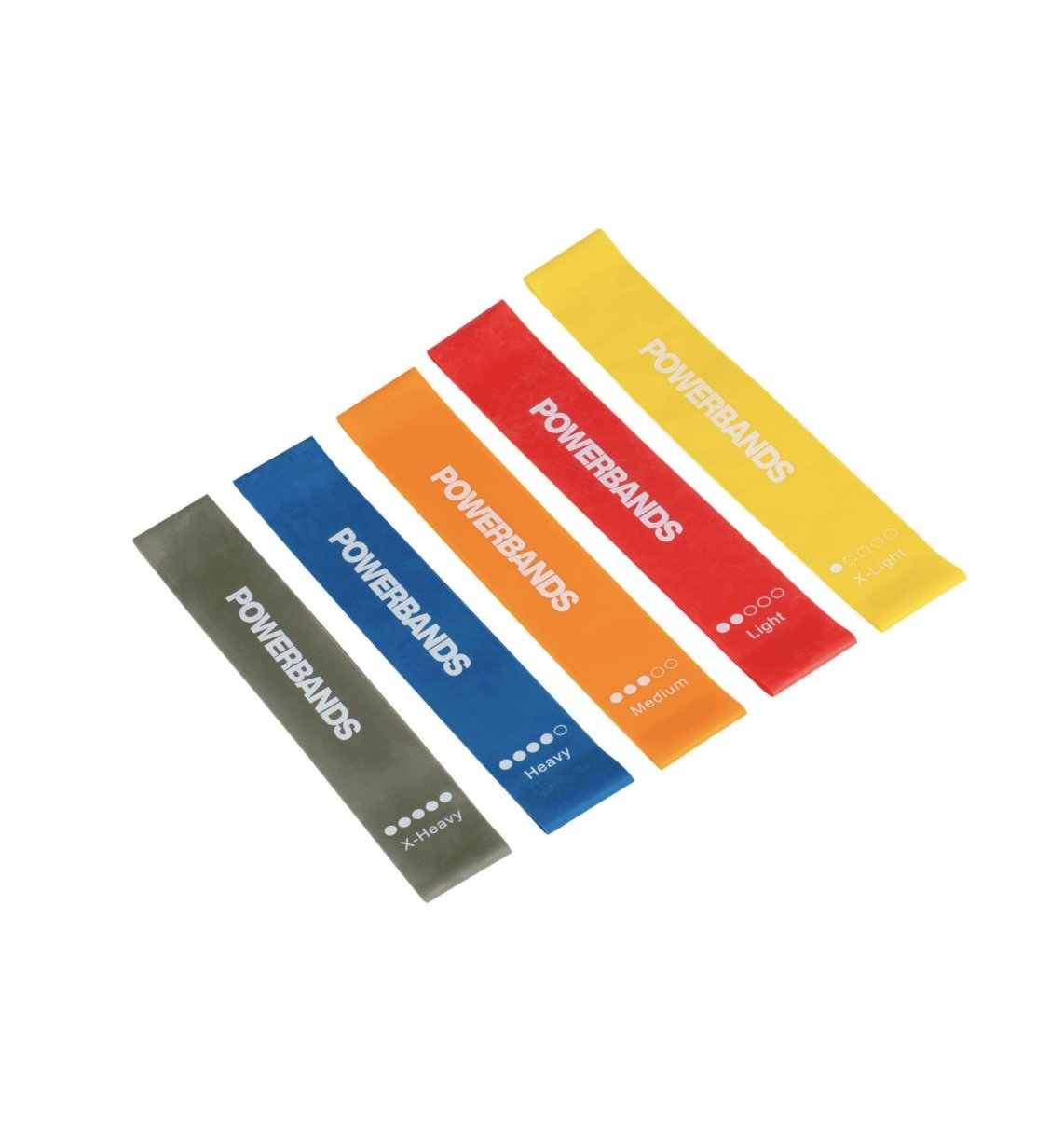 30cm Micro Band Complete Set | Resistance & Power Bands - POWERBANDS®