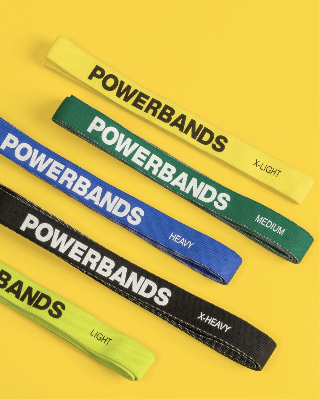 Fabric 1M Power Band Double Set | Exercise Bands - POWERBANDS®